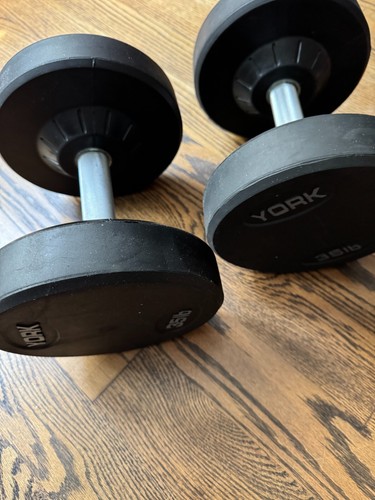 York Pro Style Dumbbell Set - 35 lbs Pair (2x35lb Dumbbells) | eBay