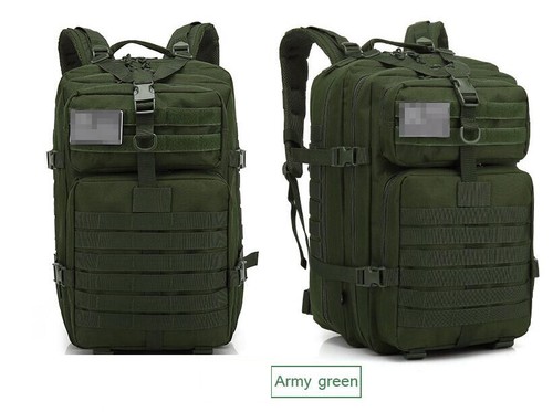 Tactical Molle Backpack Outdoor Camping Trek Military Rucksack 45L ...