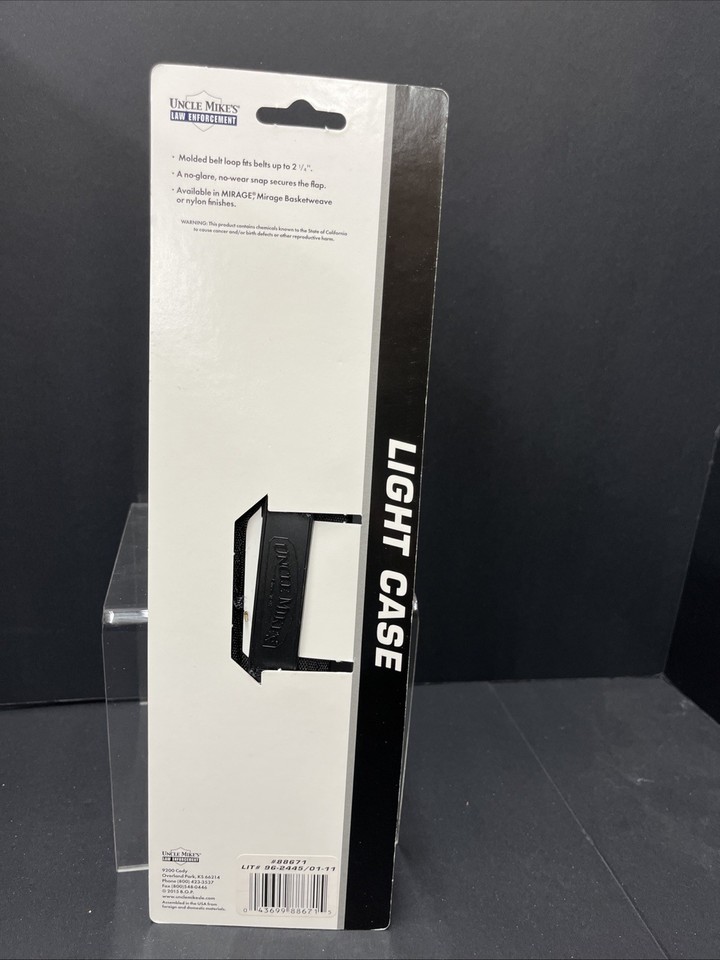 Uncle Mike’s Light Case Mini Mag Flashlight Holder 8867-1 NEW Law ...