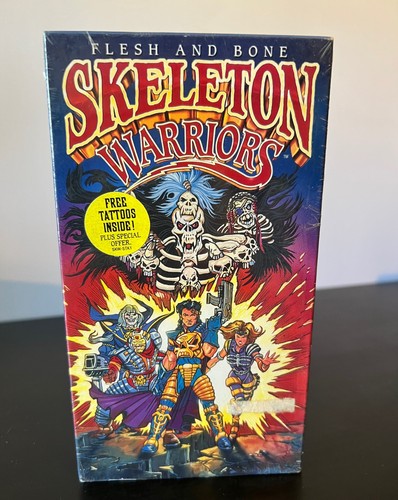 Skeleton Warriors “Flesh and Bone" VHS - Brand New Factory Sealed Free ...
