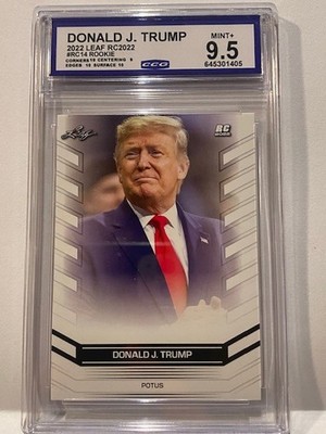2022 Leaf Special release Rookie RC "POTUS" Donald J Trump RC-14 CCG ...
