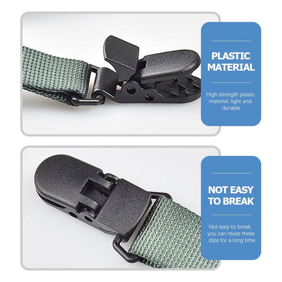 60 Pcs Windproof Tent Clips Tent Fixing Tool Windproof Rope Adjustable ...