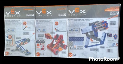 Vex Robotics 3 Piece Set Dart Shooter Catapult Launcher Crossbow ...