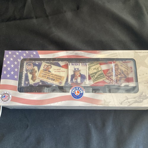 Lionel 6-83788 Made U.S.A. Uncle Sam Enlist Now WWII Box Car O27 2017 ...