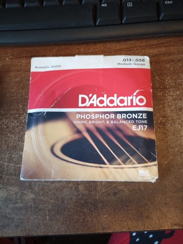 D'Addario EJ17 Acoustic Guitar Strings Phosphor Bronze 13-56 | eBay