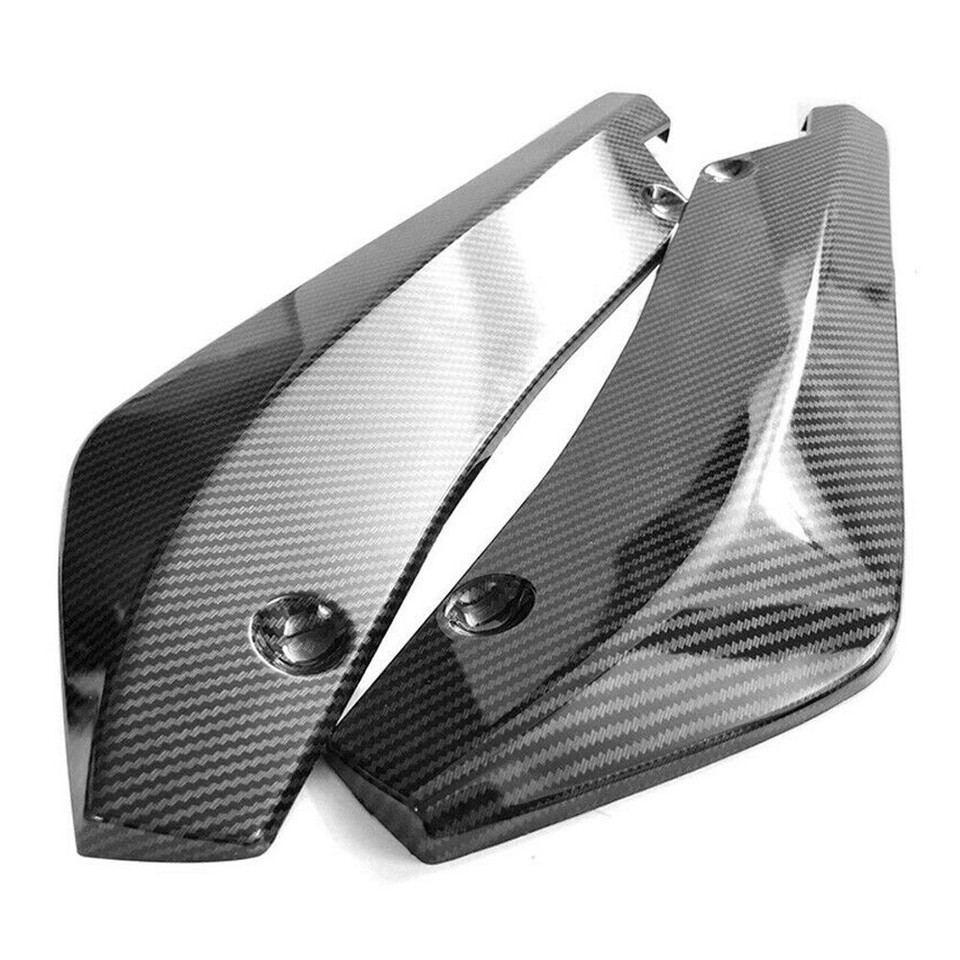 2pcs Universal Carbon Fiber Rear Bumper Lip Diffuser Splitter Canard ...