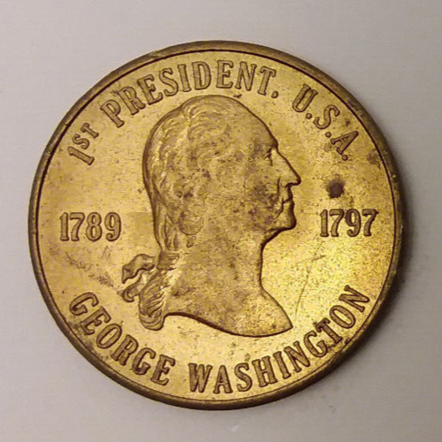 George Washington 1st President Coin Medal Token 28mm | eBay