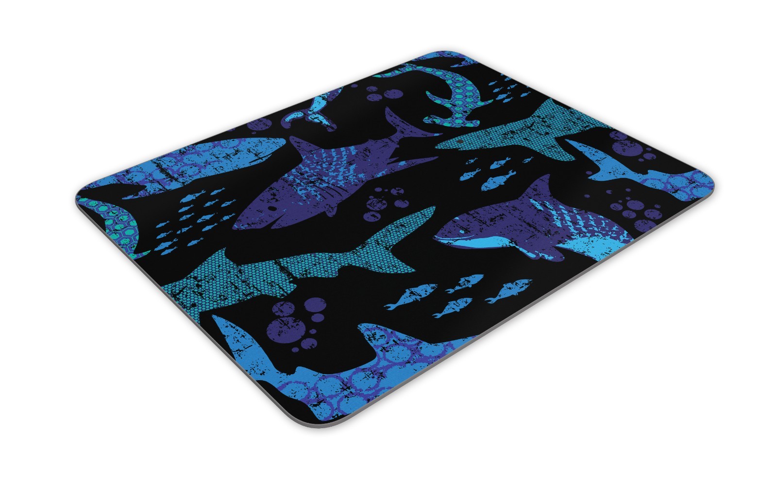 Awesome Sharks Mouse Mat Pad - Shark Whale Fish Diving Gift PC Computer ...