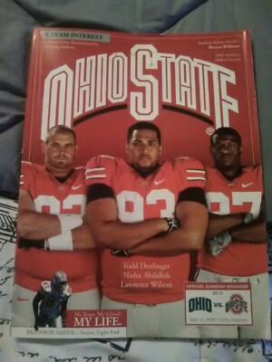 Ohio State Buckeyes Game Day Magazine September 6, 2008 | eBay