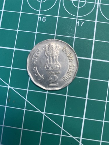 India 2 Rupees Coin | Indian Flag Map | 1992 - 2004 | eBay
