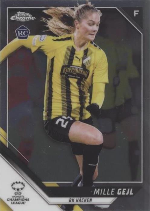 2021-22 Topps Chrome UEFA Women's Champions League - Mille Gejl #75 (RC ...