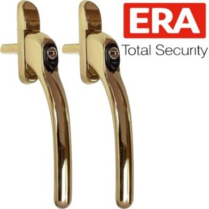 QUALITY GOLD ERA UPVC WINDOW HANDLE Inline Locking Espag Double Glazing ...