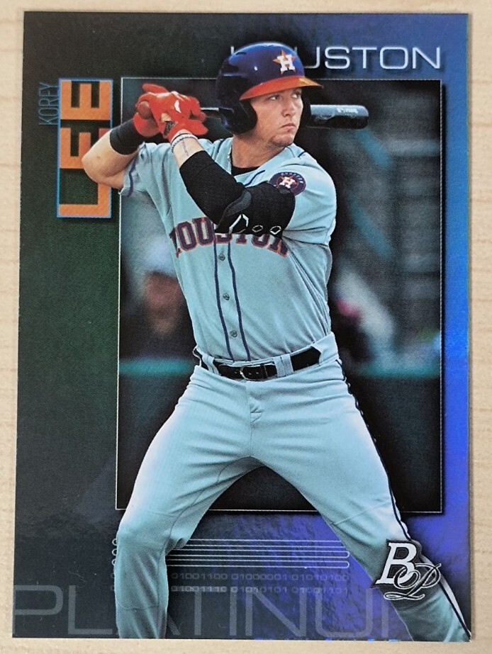 2020 Bowman Platinum # TOP-54 Prospect Korey Lee Houston Astros | eBay