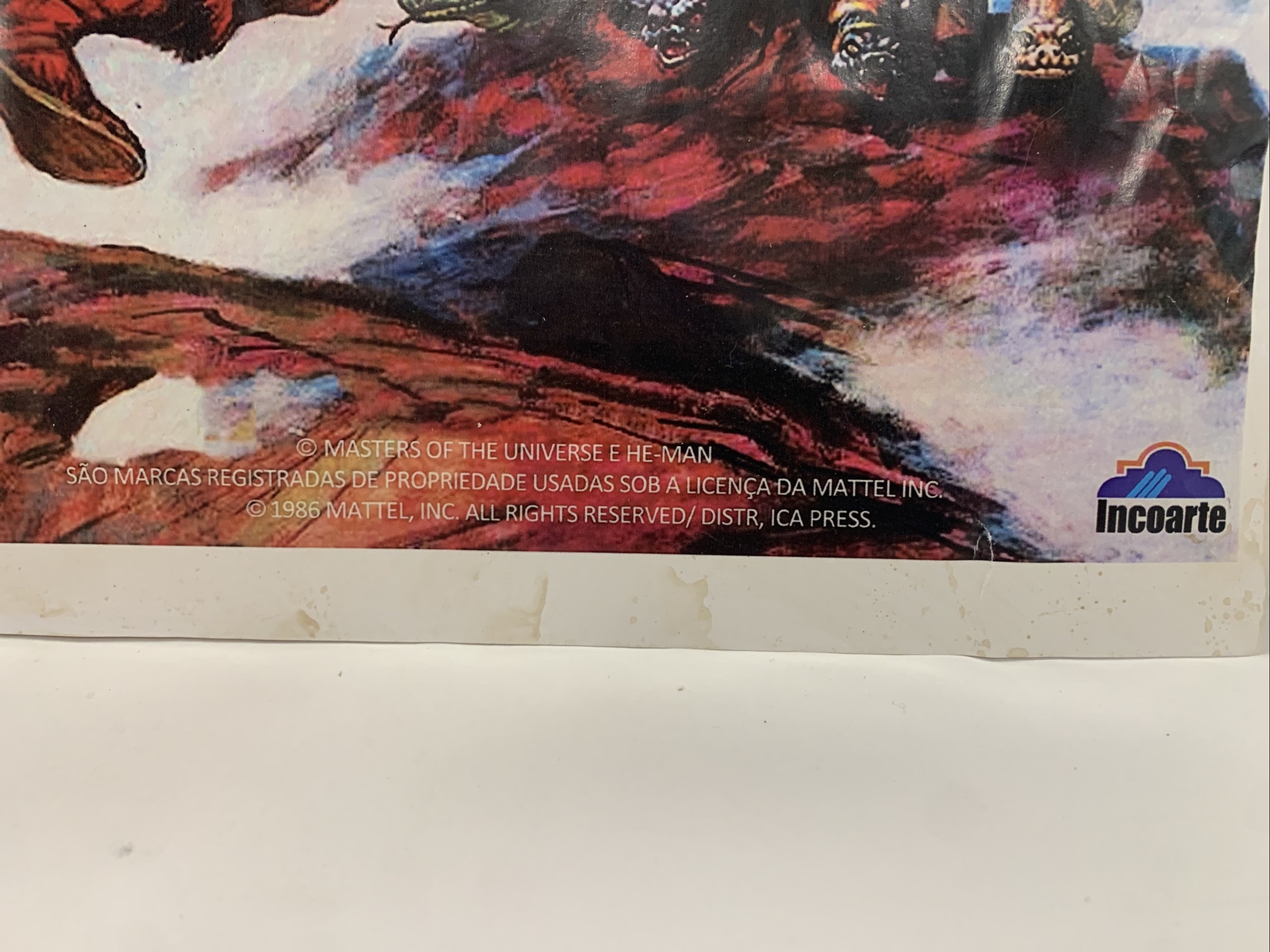 1980s He-Man Snake Men 12x16 Poster Brazil Import 1986 Masters of the ...