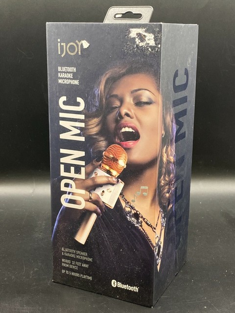 iJoy Bluetooth Speaker & Karaoke Microphone Open Mic for sale online | eBay