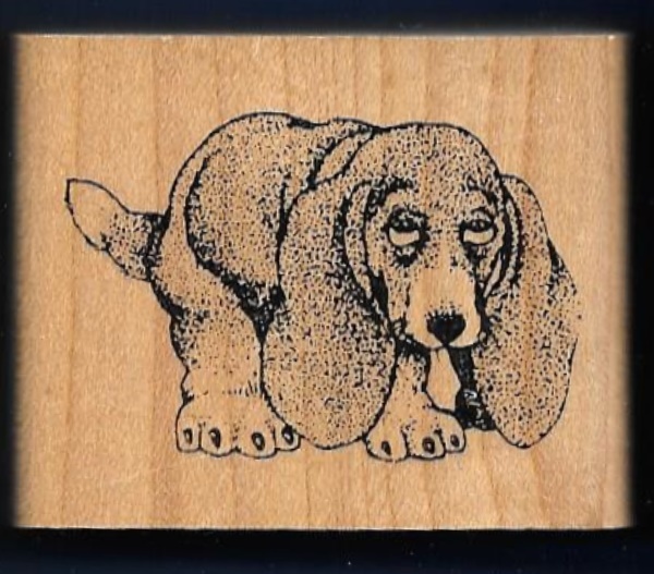 BEAGLE Abashed Droopy PUPPY DOG Breed Ray Cruz KIDSTAMPS #1256 1993 ...