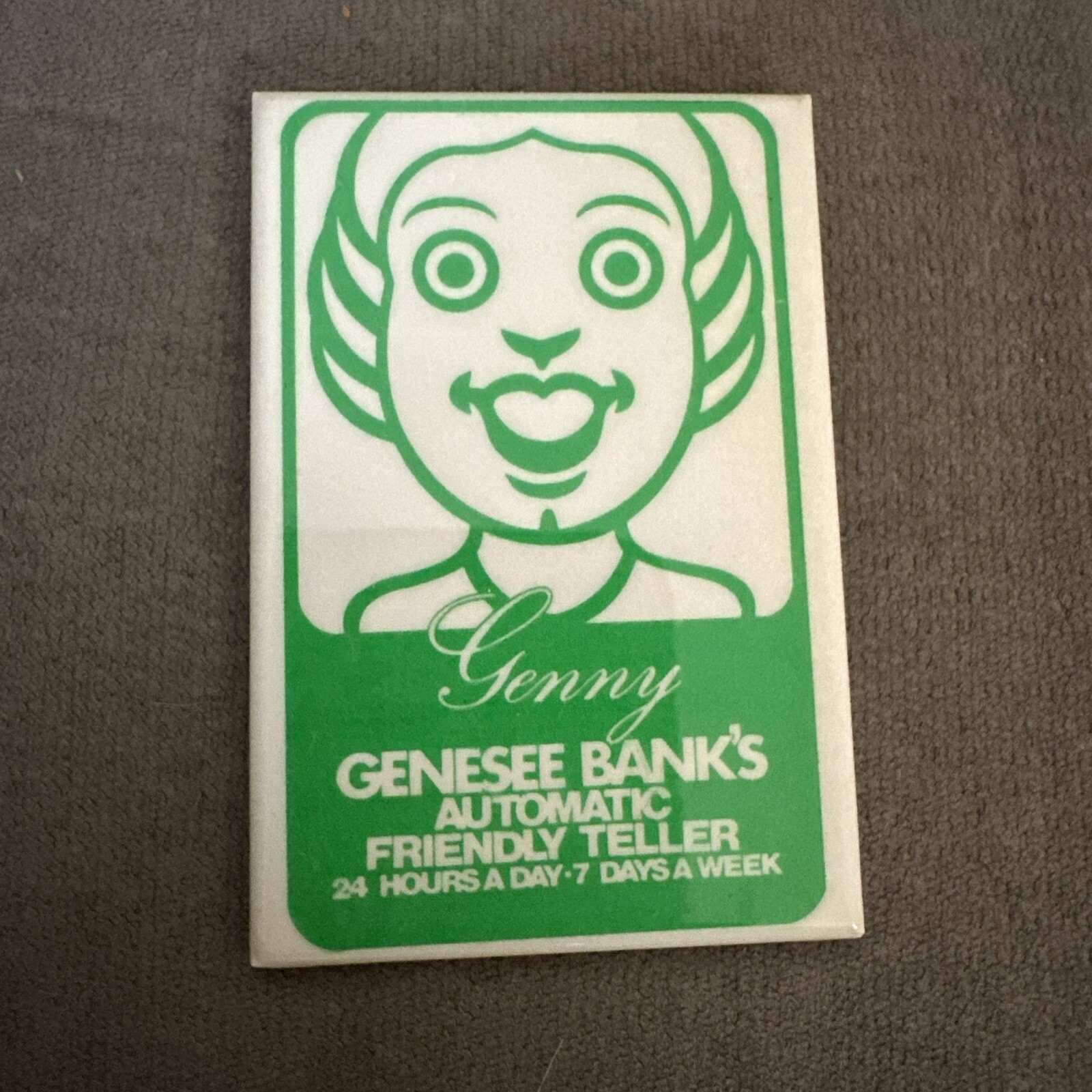 Vintage Genny of Genesee Bank Pocket Mirror Genesee County’s First ATM ...