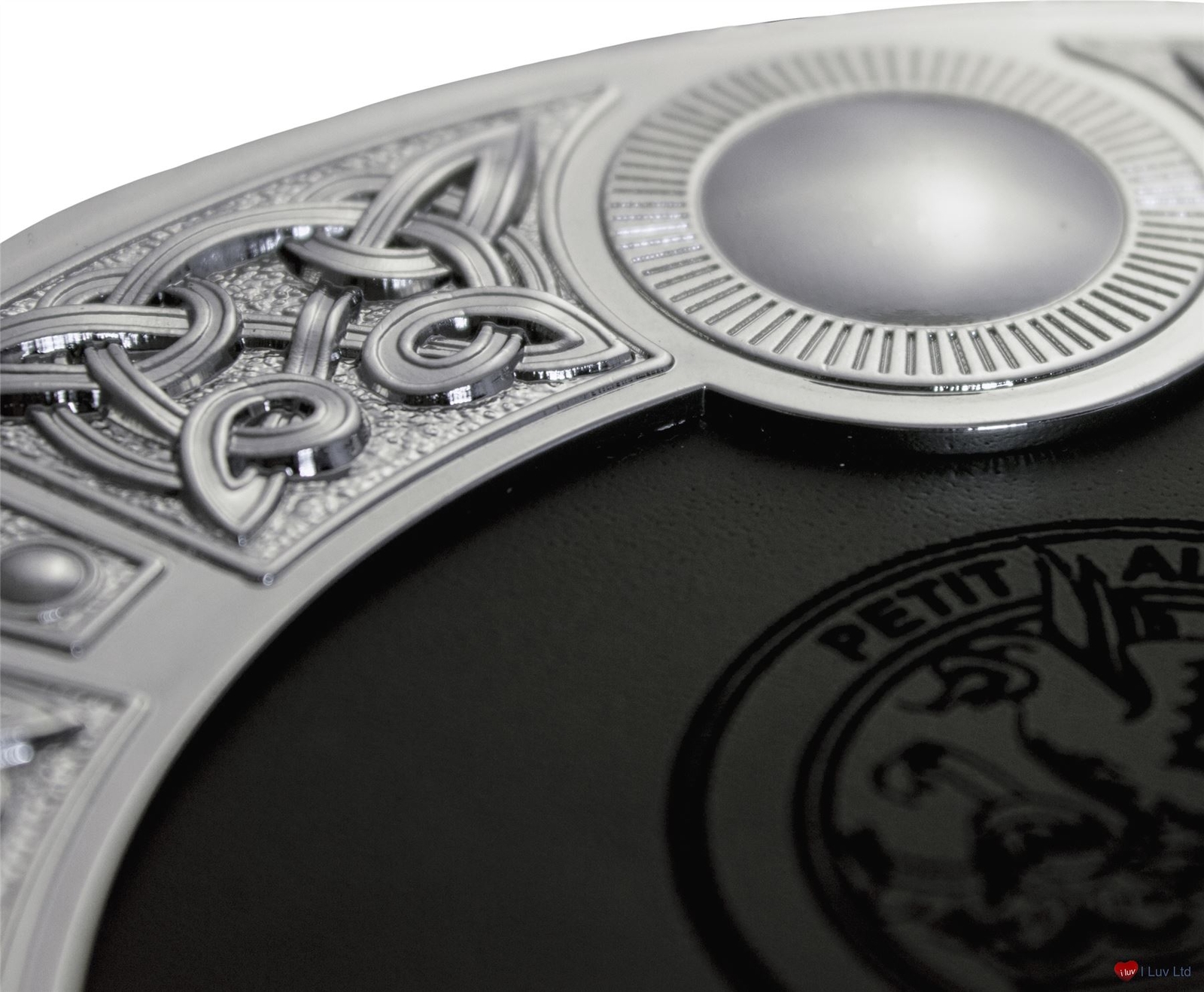 Hawthorn Dress Sporran 3 Tassels Studded Celtic Arch Scottish Clan ...