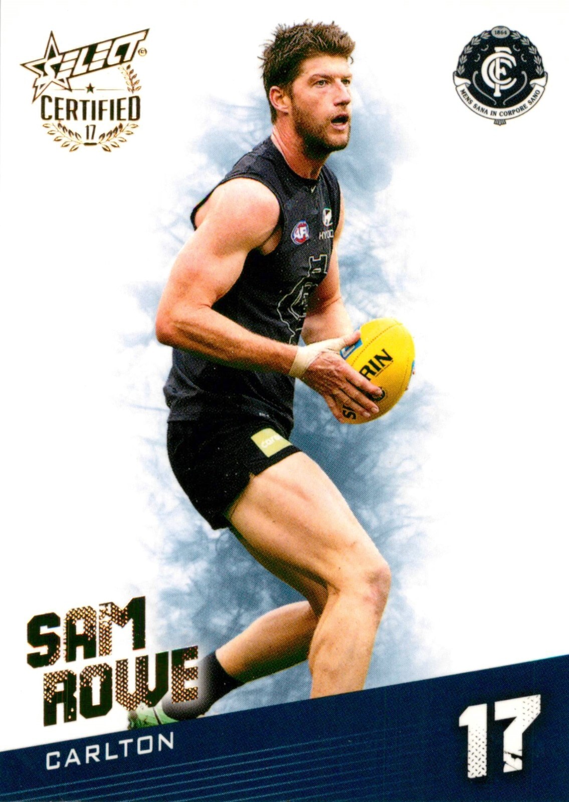 2017 CARLTON BLUES AFL Card SAM ROWE | eBay Australia