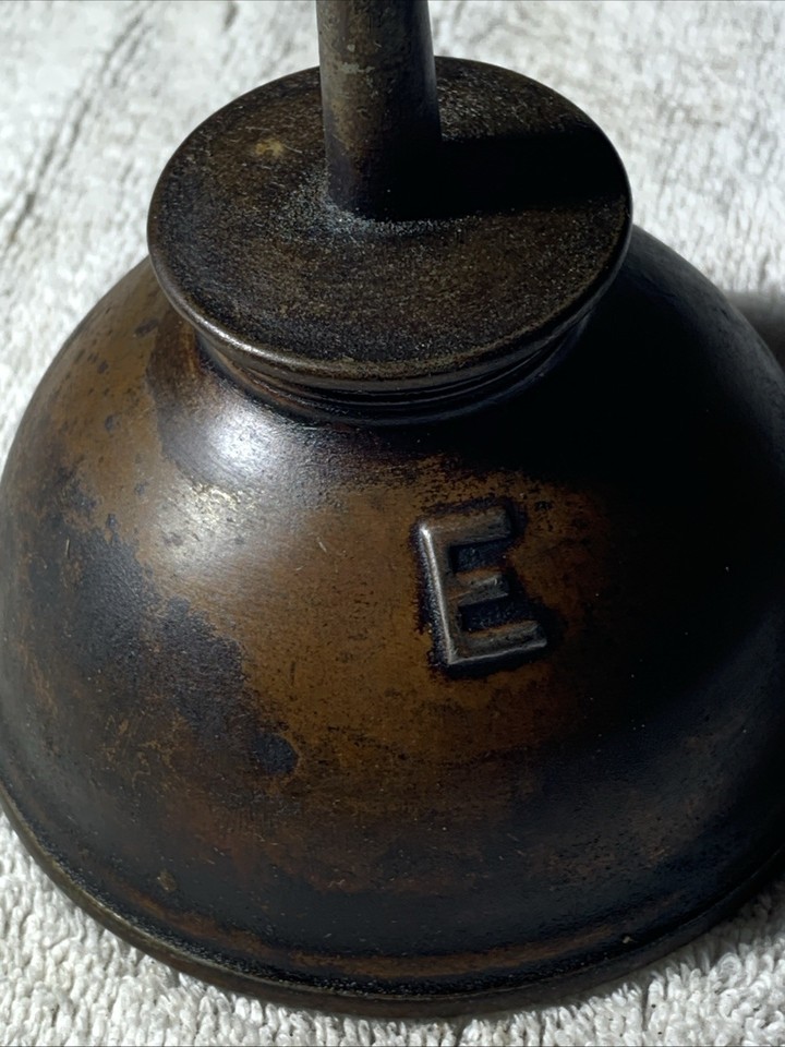 Vintage Ford Script Oil Can Early Model T Era Metal Garage Oiler ...