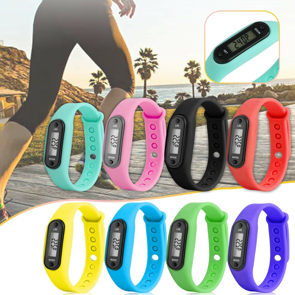 Step Exercise Pedometer Wrist Watch Pedometer Calorie Counter Smart ...