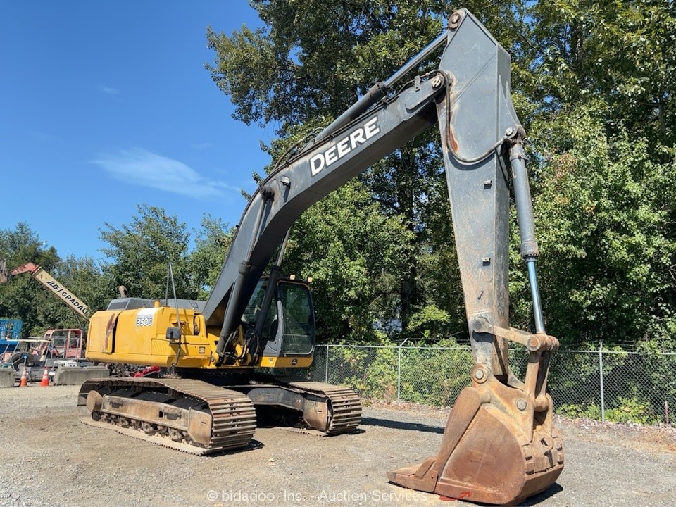 2014 John Deere 350G LC Hydraulic Excavator Trackhoe Bucket Cab A/C ...