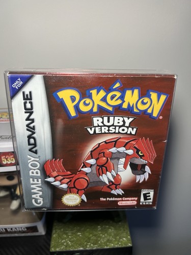 Nintendo Gameboy Advance GBA Pokemon Ruby Version Video Game Authentic ...