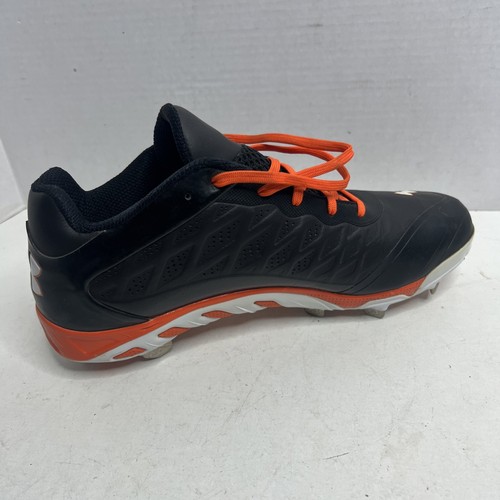 Under Armour Spine Baseball Metal Cleats Men’s 11 Black Orange 1240692 ...