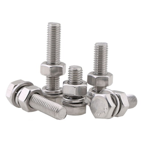 M14 M16 M18 M20 M22 M24 A2 Stainless Steel Hex Head Screws Set Metric ...