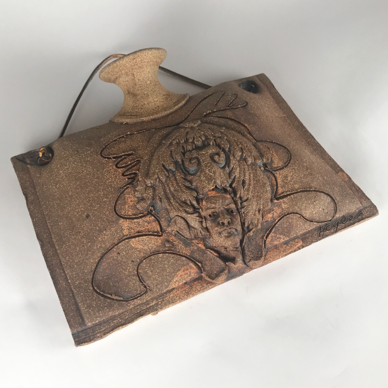 David Keyes Wall Pocket Vase Studio Pottery Extremely Rare MCM PNW Artist TAP | eBay