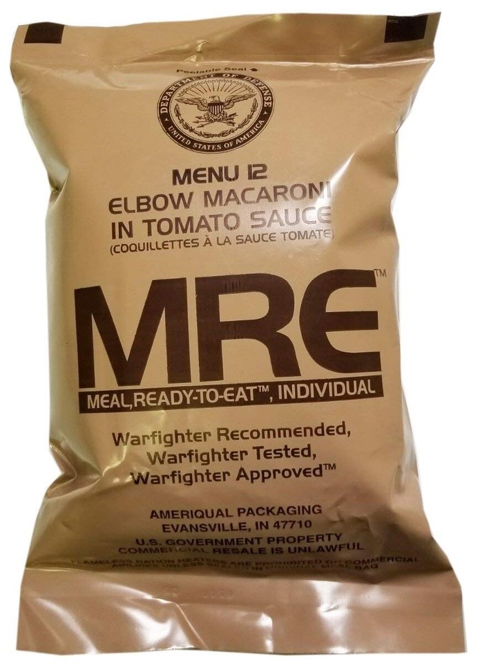 Military MRE Individual Menu Single Meal 2025 Inspection Date | eBay