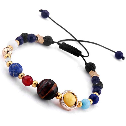 Eight Planets Bracelet Solar System Beads Outer Space Bracelet | eBay