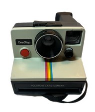 Vintage Polaroid One Step Rainbow Stripe Sx-70 Instant Film Land Camera ...