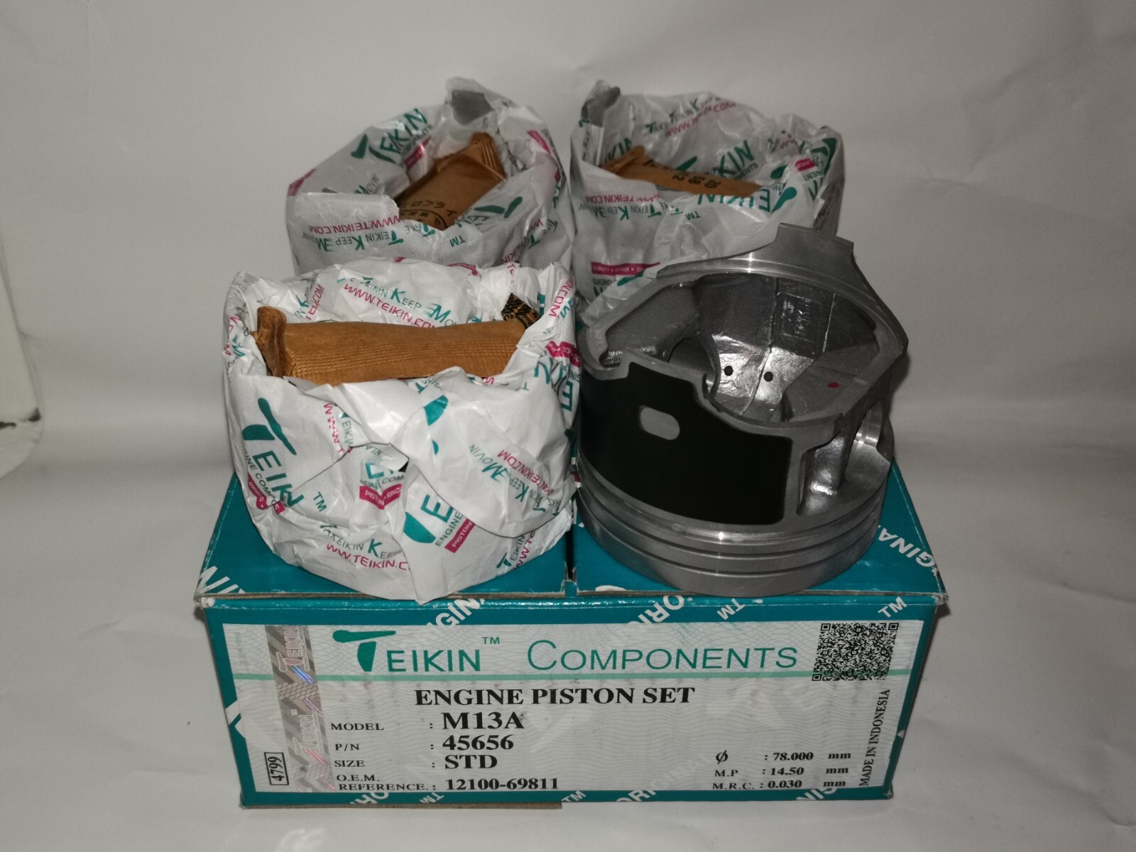 12100-69811 Piston Set for Suzuki M13A Engine - OEM Parts | eBay