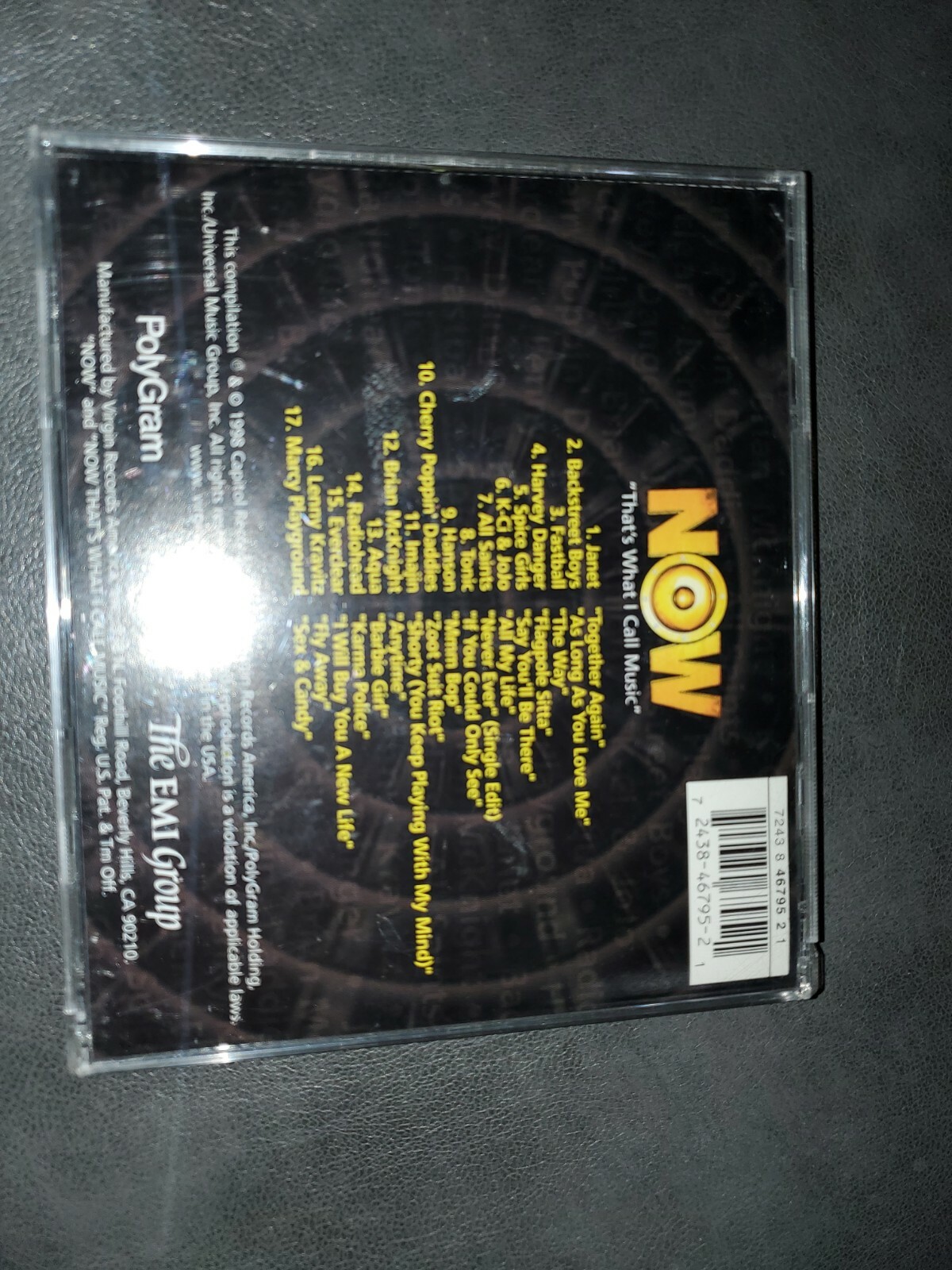 Now That's What I Call Music CD Janet Hanson Radiohead Backstreet Boys ...
