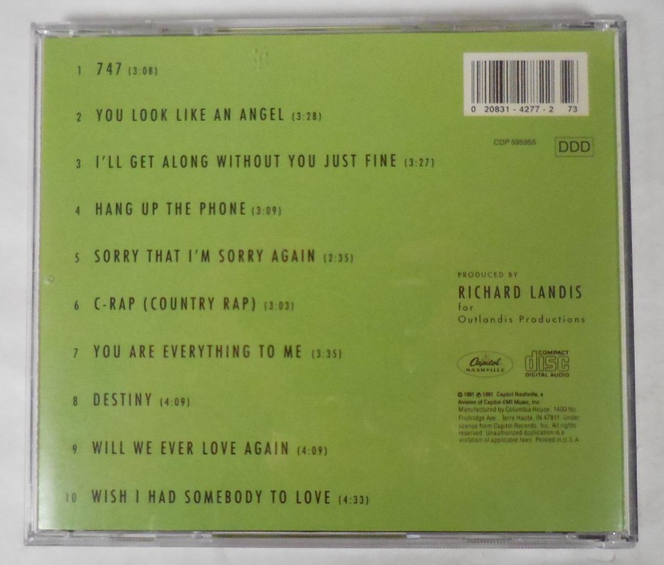 Eddie Rabbitt - 10 Ten Rounds (1991) CD | eBay