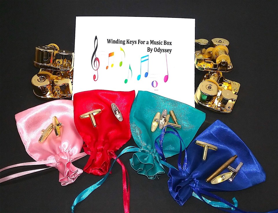 Replacement Winding Keys for Music Boxes Fits Almost all Brands of ...