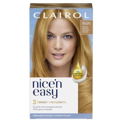 Clairol Nice N Facile Cheveux Teinture M Doré Neutre Blonde 8GN | eBay