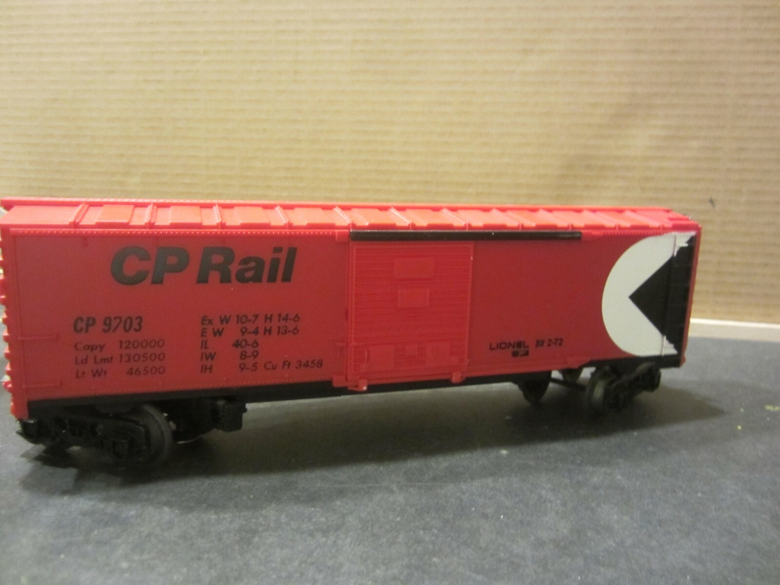 Lionel 9703 CP Rail Canadian Pacific Red Box Car | eBay