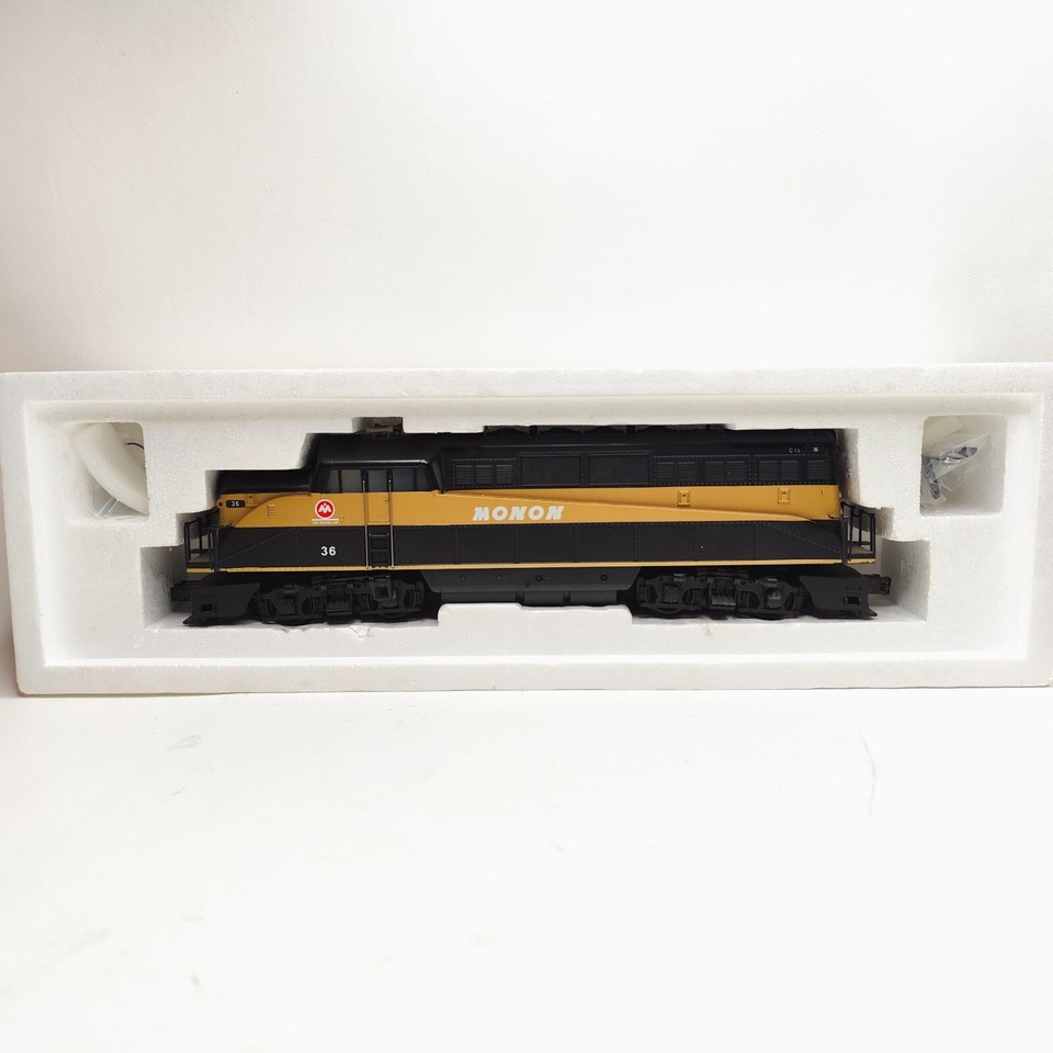 O Gauge MTH Monon Locomotive Diesel EMD BL2 Powered w/ Proto Sound #36 ...