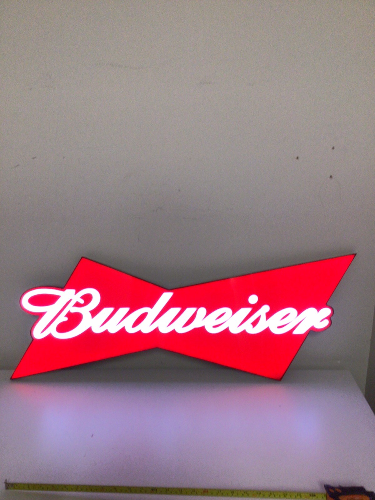 Budweiser Beer Les sign Wall Display Bar Sign | eBay