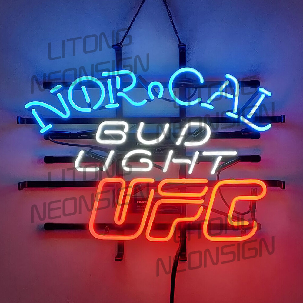 Bvd LIGHT NORCAL UFC Neon Sign Home Bar Club Wall Decor Artwork Gift ...