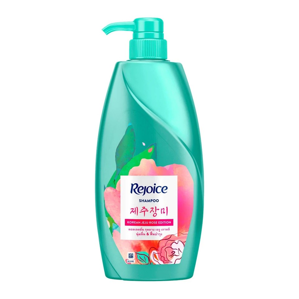 REJOICE Shampoo & Conditioner Collection Korean Jeju Rose Edition 525 ...