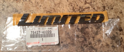 2008-20224 Toyota Front Door Nameplate 75427-48020 | eBay