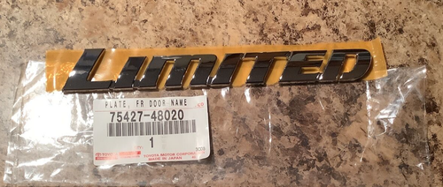 2008-20224 Toyota Front Door Nameplate 75427-48020 | eBay