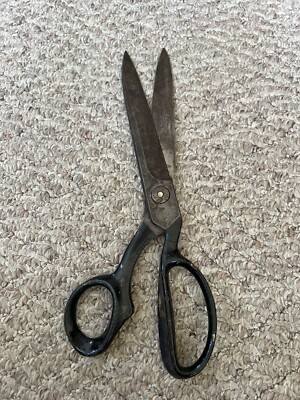 Vtg Wiss 22 Inlaid 12" Upholstery Industrial Tailor Shears Scissors ...