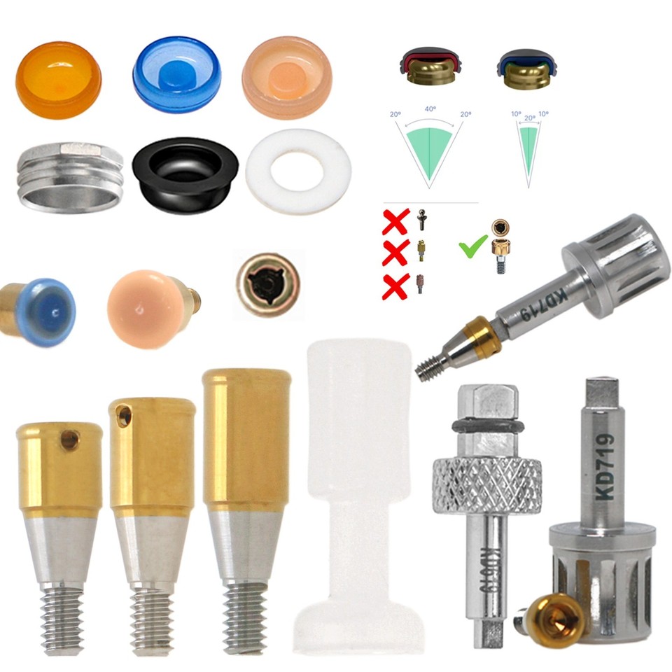 Dental Locator Abutment Drivers Tool Male Cap Inserts for MegaGen AR/AO ...