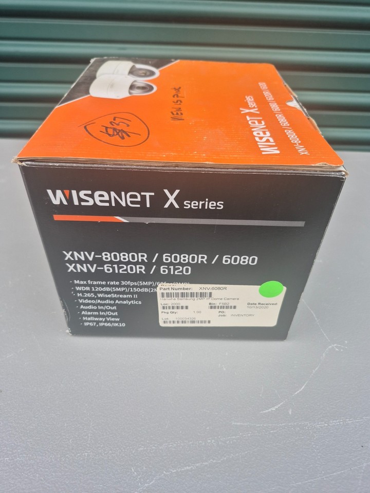 Hanwha Techwin XNV-6080R Wisenet 2MP Network Dome Camera Vandal ...