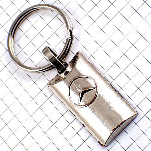 Keychain Mercedes-Benz Car Logo Silver Germany France Limited Portocre ...