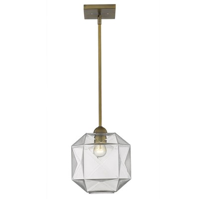 Acclaim Lighting IN21210BR Loft 1-Light Pendant in Bold-brassy and ...